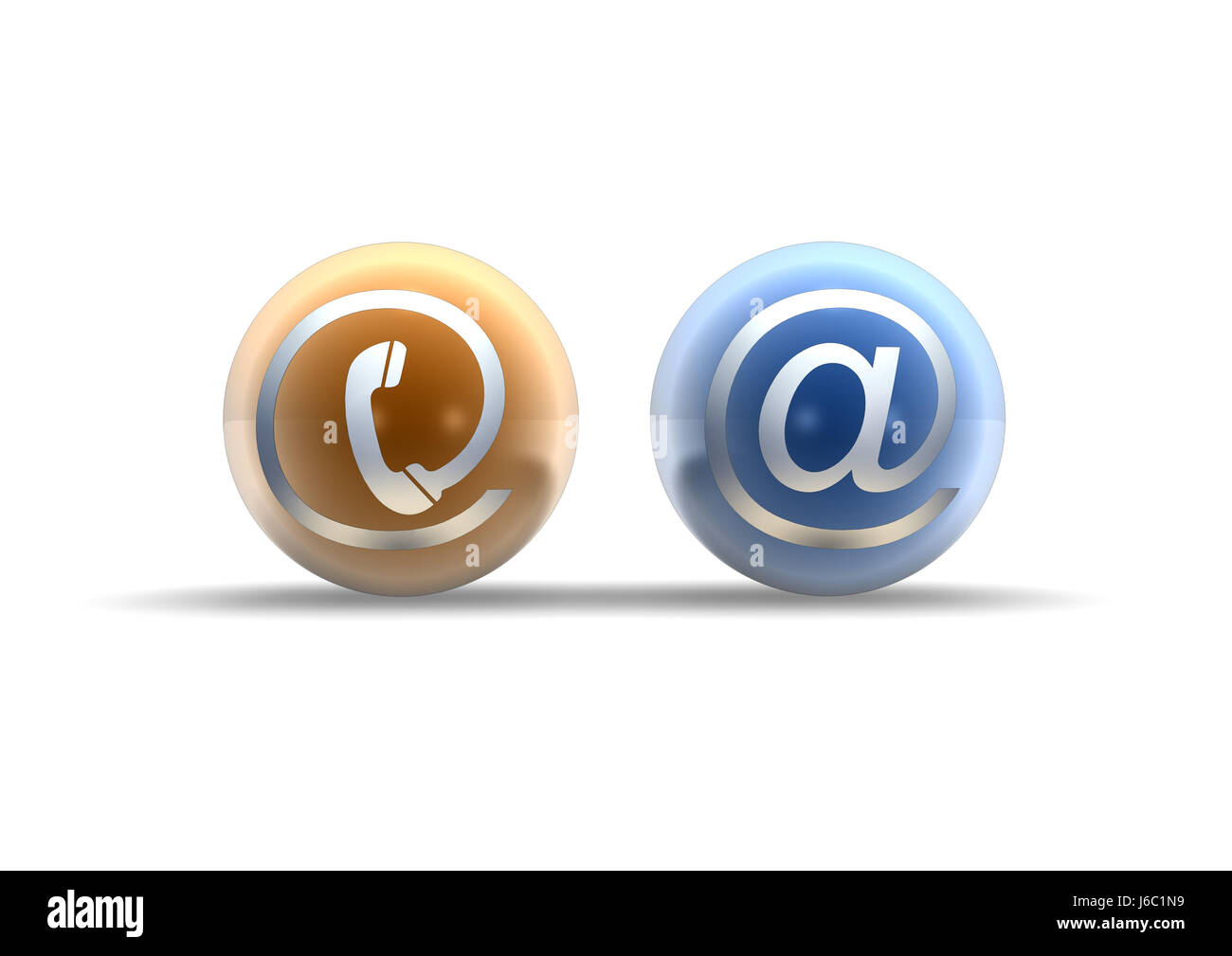 Symbols communication telephone message Cut Out Stock Images & Pictures ...