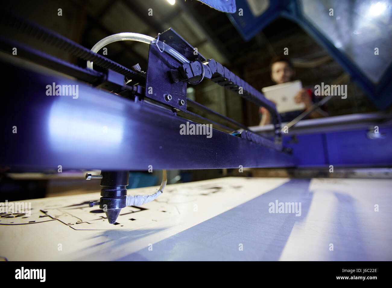 Laser cutting machine hi-res stock photography and images - Alamy