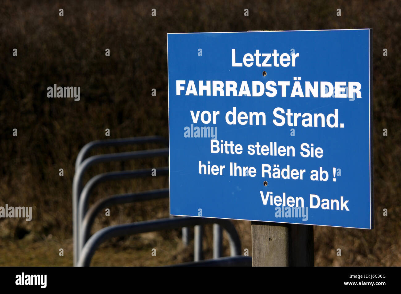 last cycle front of the beach Stock Photo - Alamy