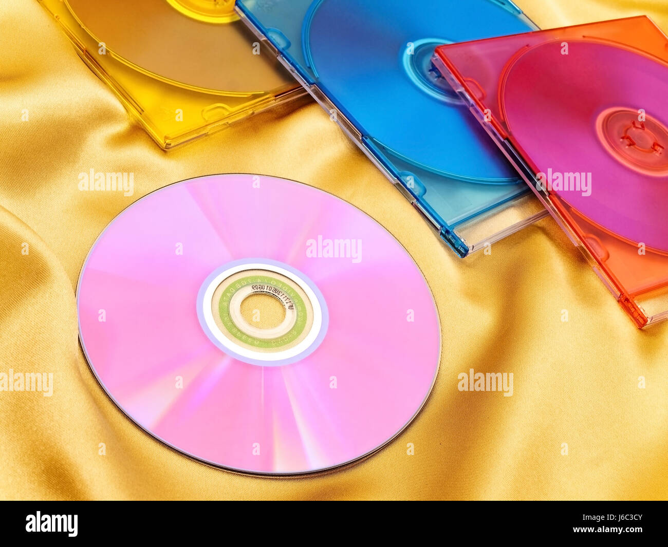 music disc CD fabric music sound soft studio golden disc material drug ...