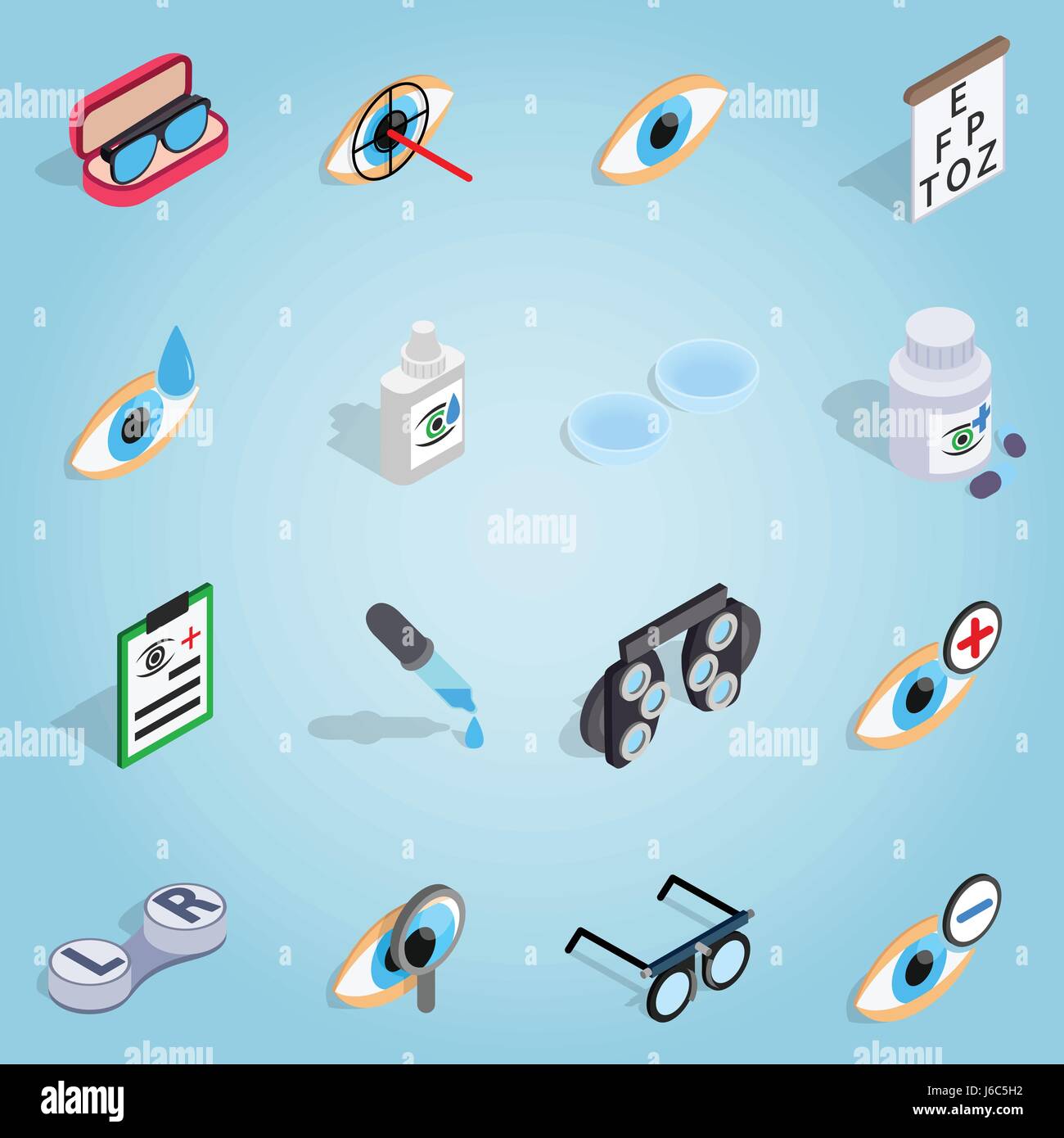 Binocular vision test optometry hi-res stock photography and images - Alamy