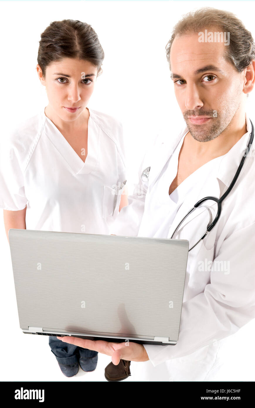 doctor physician medic medical practicioner laptop notebook computers ...