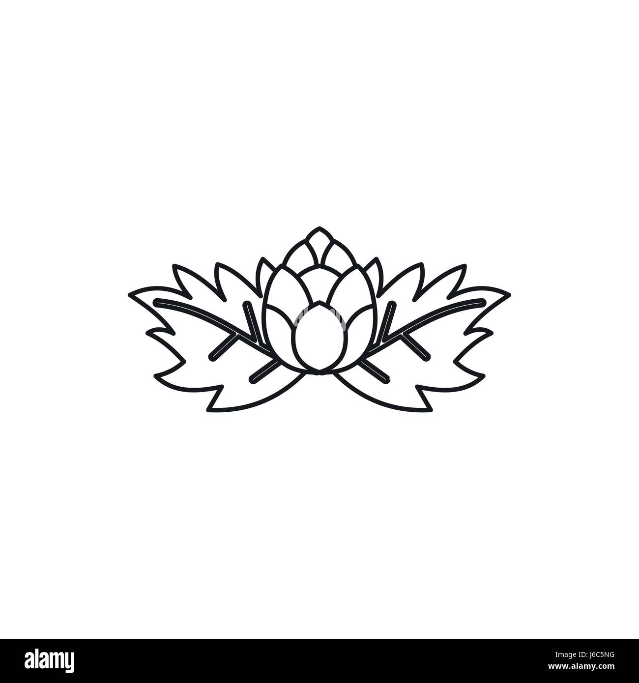 Stout green leaf Cut Out Stock Images & Pictures - Alamy