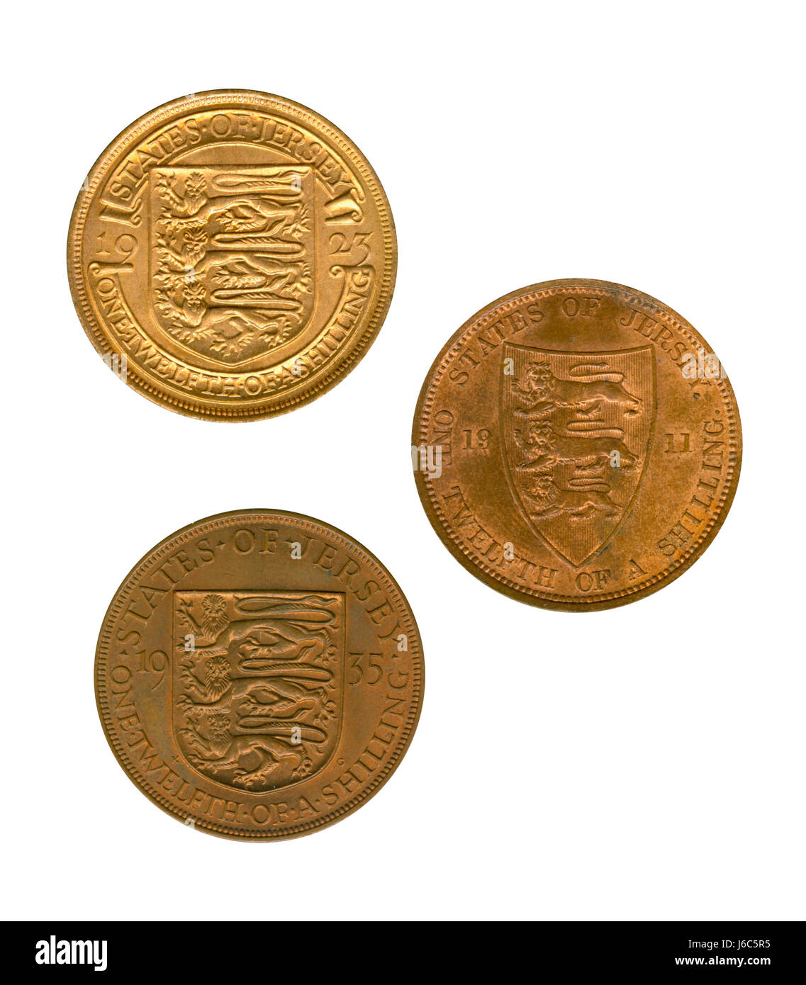 Jersey gold coin hi-res stock photography and images - Alamy