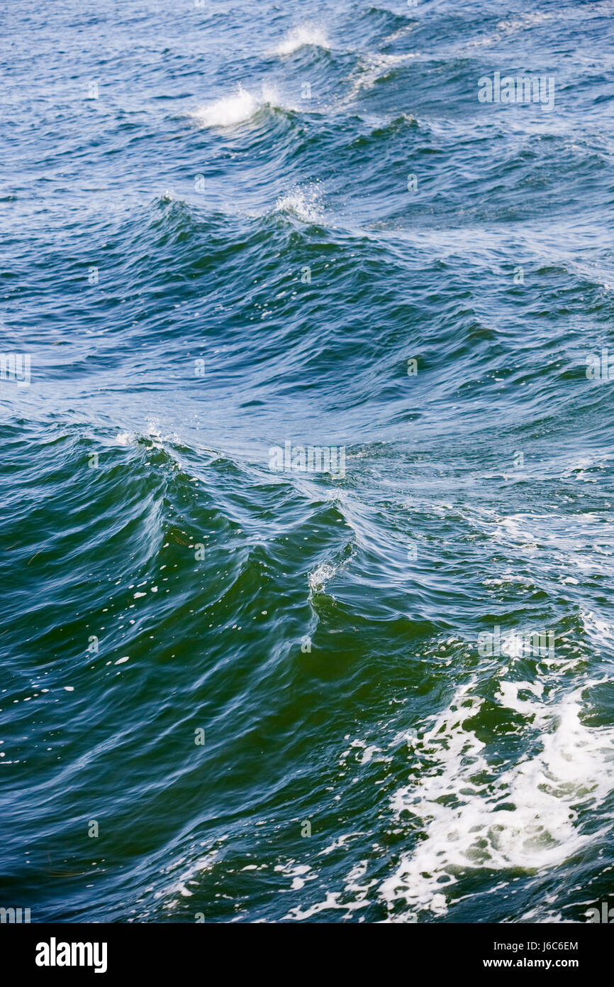 blue motion postponement moving movement waves water baltic sea salt ...