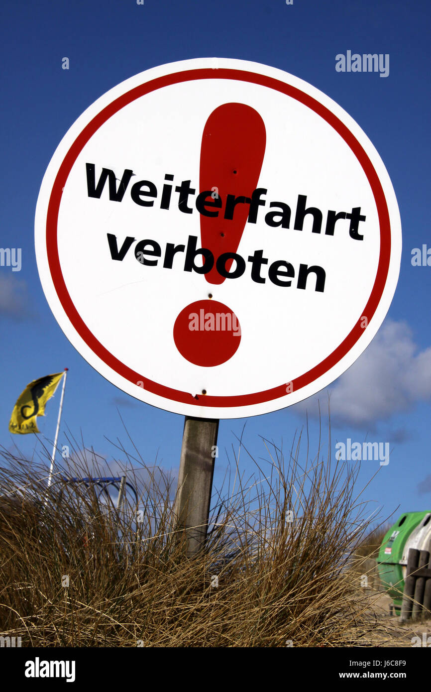 sign signal hint warning prohibition sign illegal prohibited pointing ...