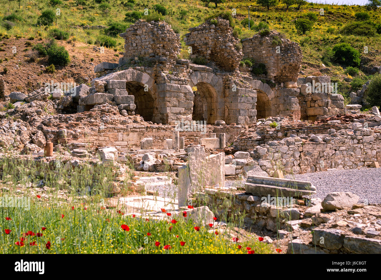 Efes ancient city Stock Photo - Alamy