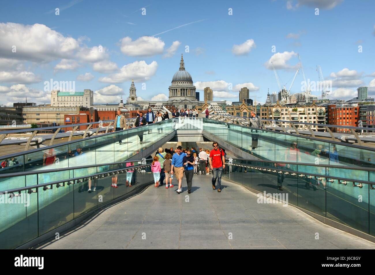 bridge processor london england thames river water humans human beings ...