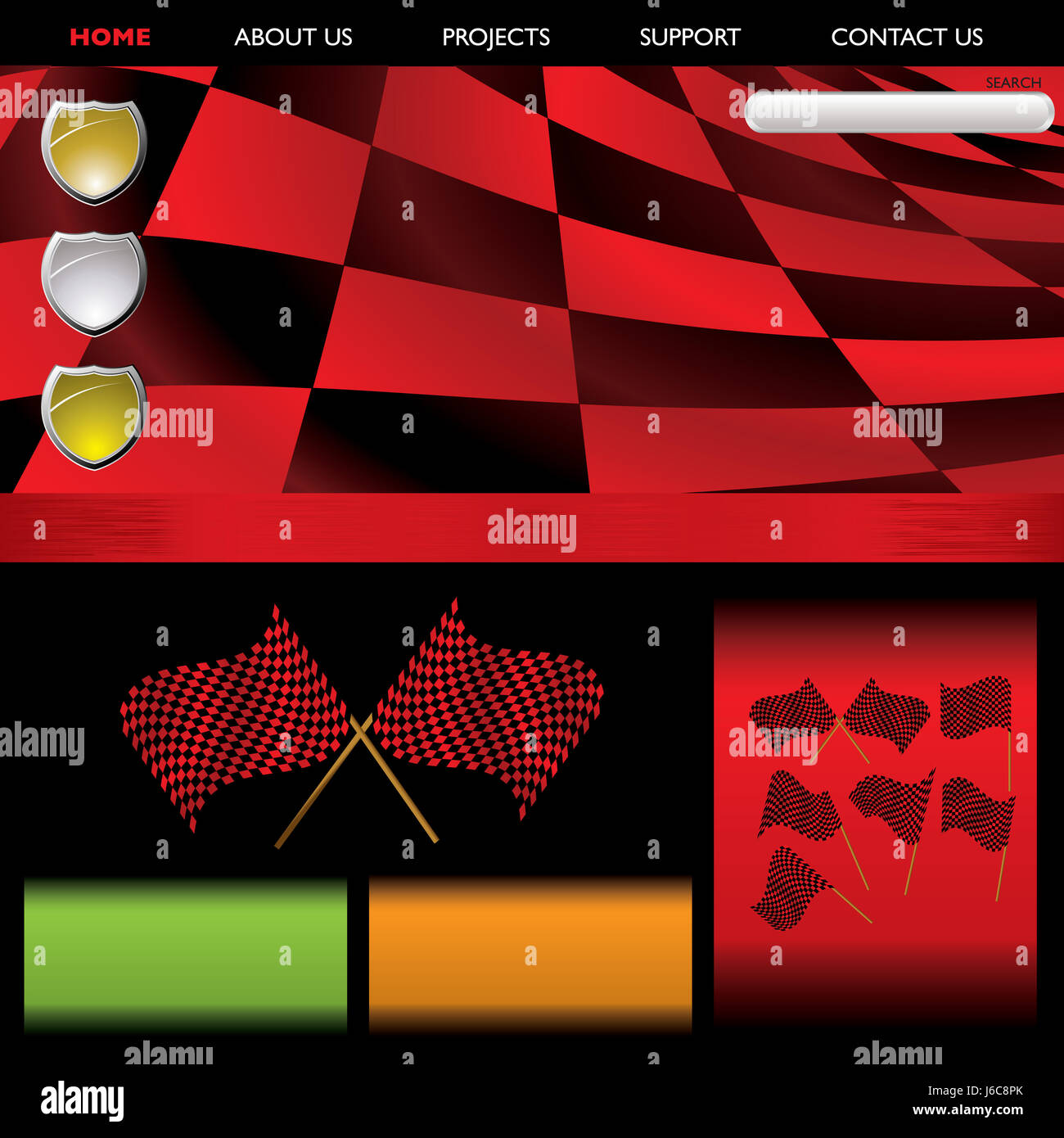 racing metal banner menu layout backdrop background browse modern ...