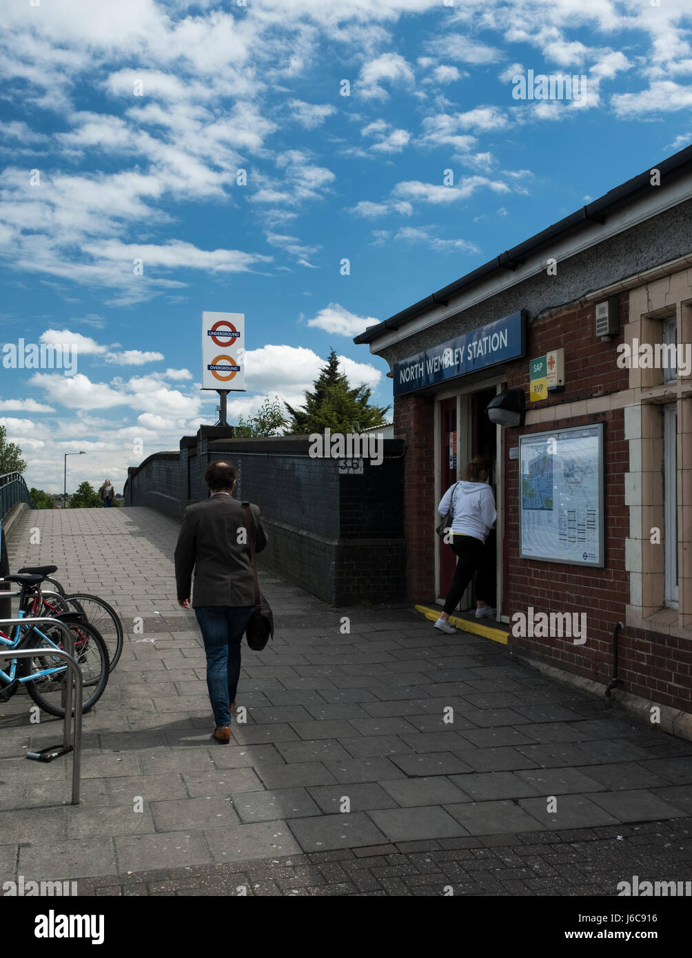 North Wembley station Stock Photo - Alamy