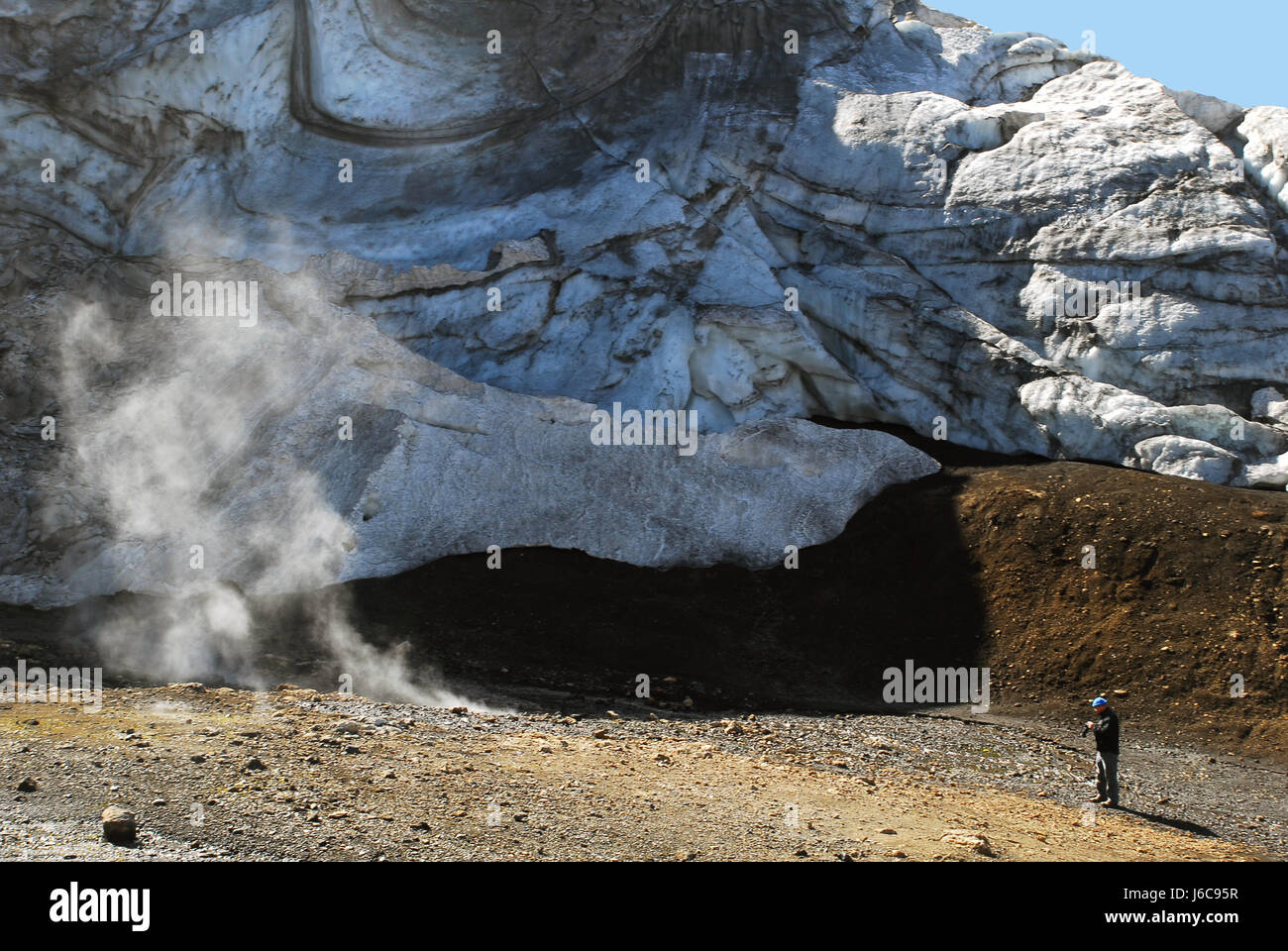 cave ice iceland mountain cave steam ice iceland earthquake volcanism ...