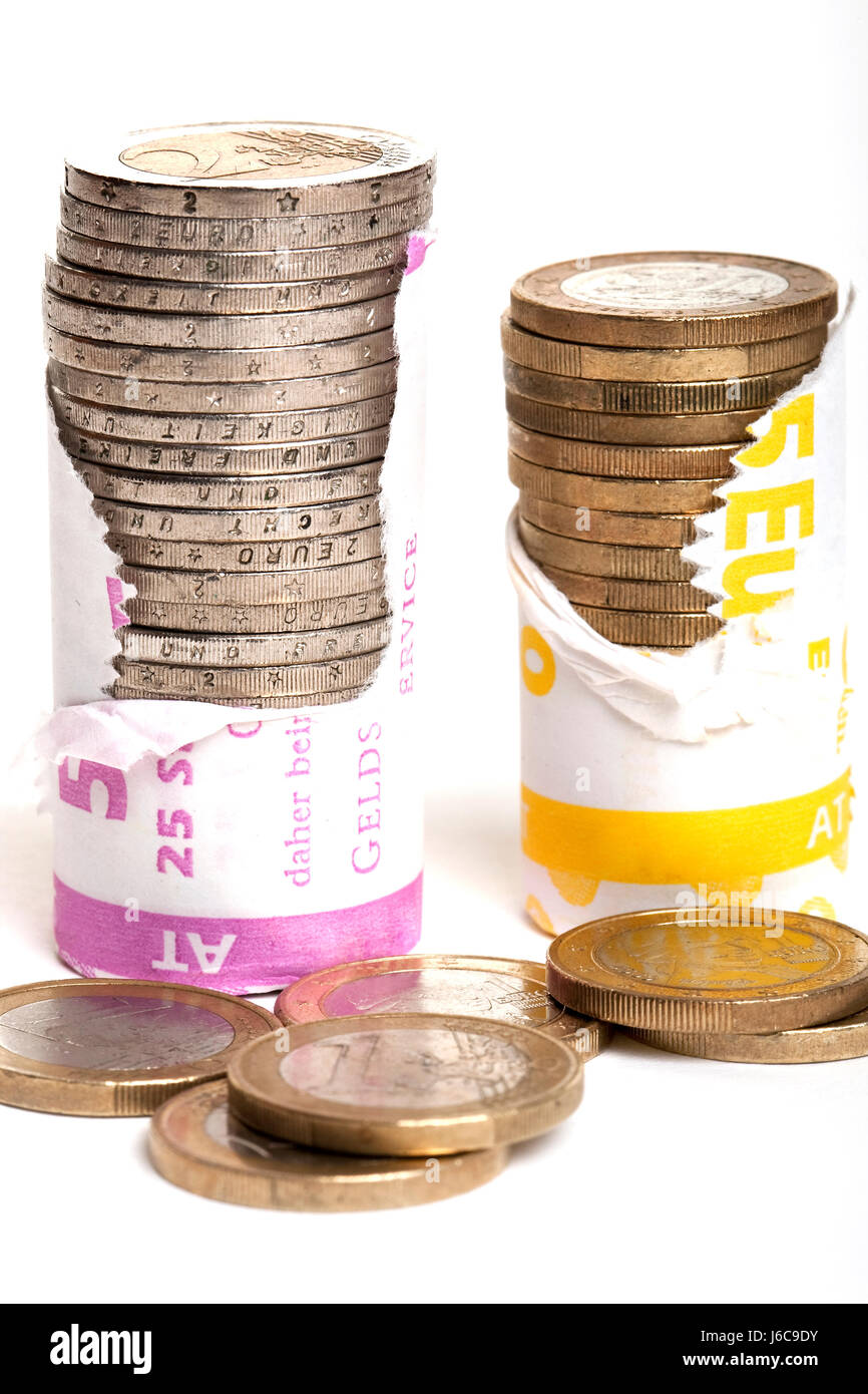 euro coins change hard cash money currency euro coins change saving ...