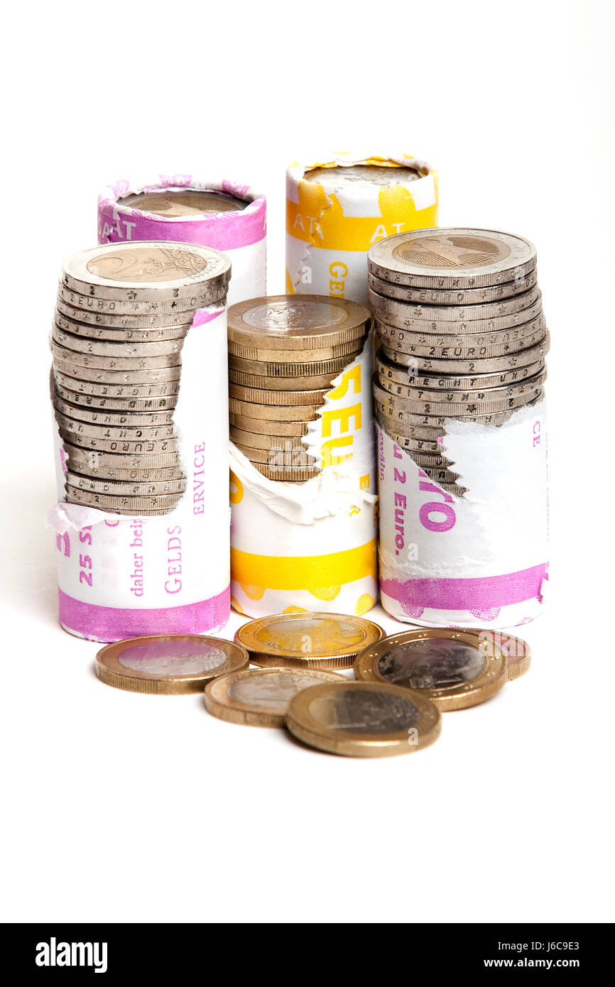 euro coins change hard cash money currency euro coins change saving ...