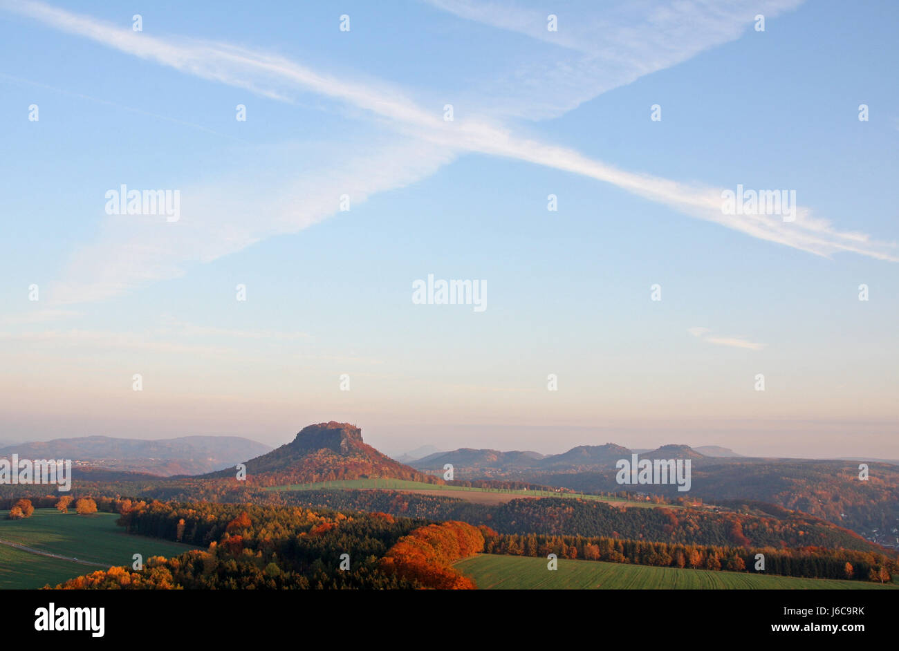 valley sight view outlook perspective vista panorama lookout colourful ...