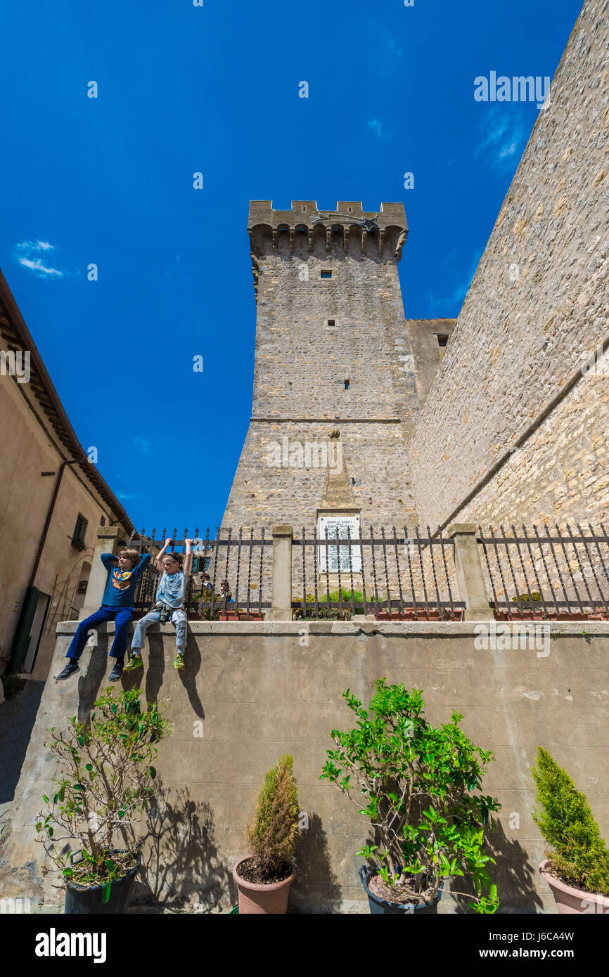 Capalbio, Italy - The historic center of the medieval town in Tuscany ...