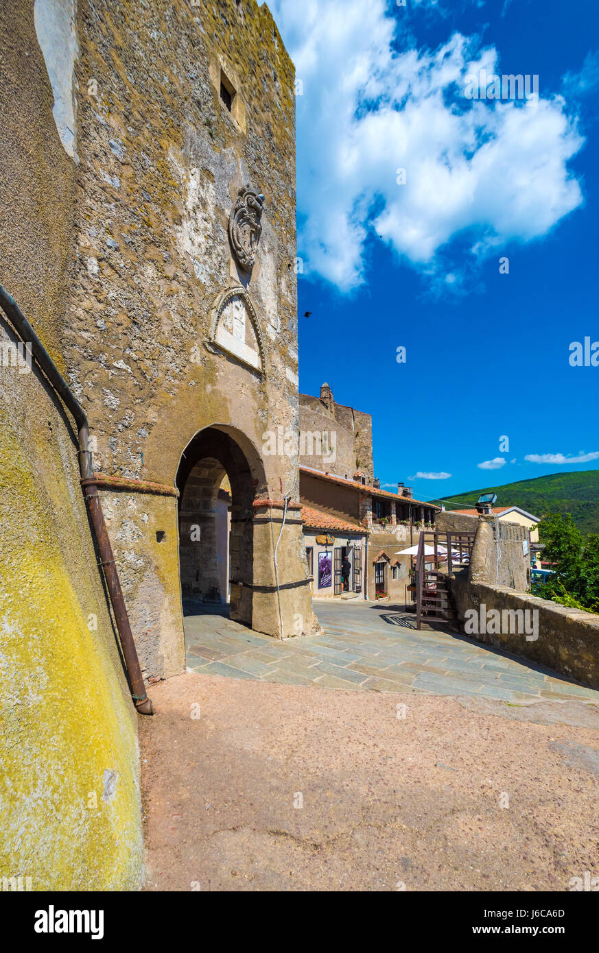Capalbio, Italy - The historic center of the medieval town in Tuscany ...