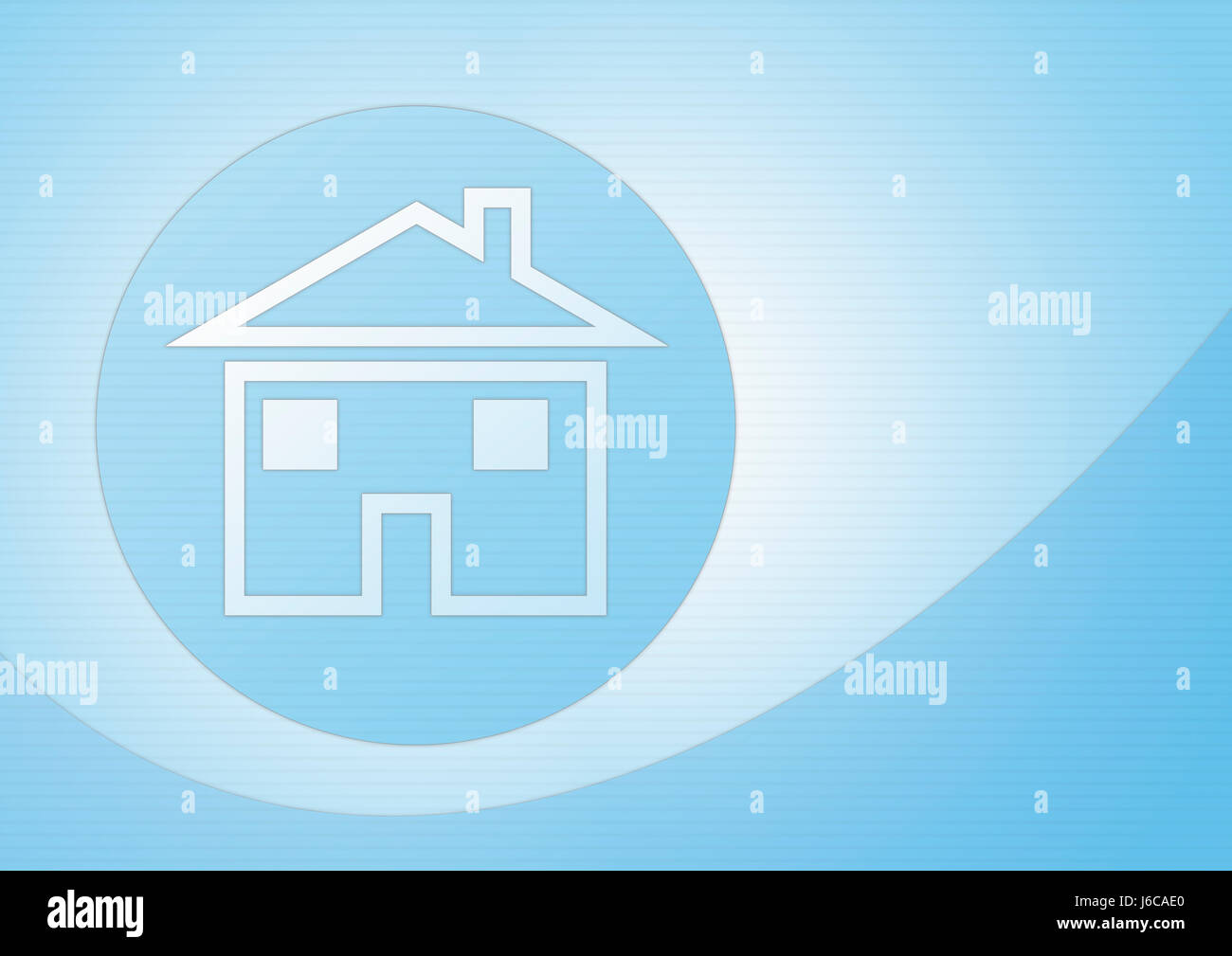 house building pictogram symbol pictograph trade symbol blue house ...