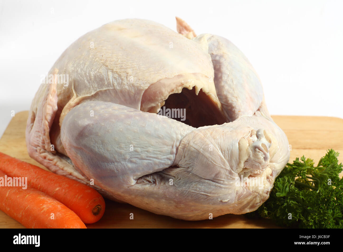 boil cooks boiling cooking turkey raw poultry parsley meat food aliment ...