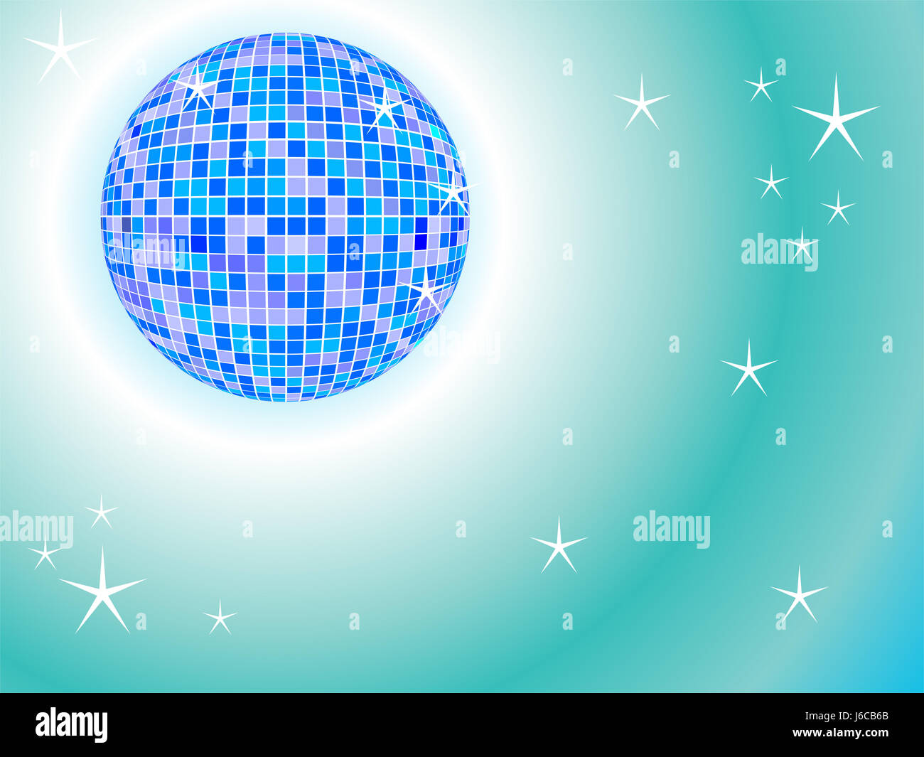 blue disco ball Stock Photo - Alamy
