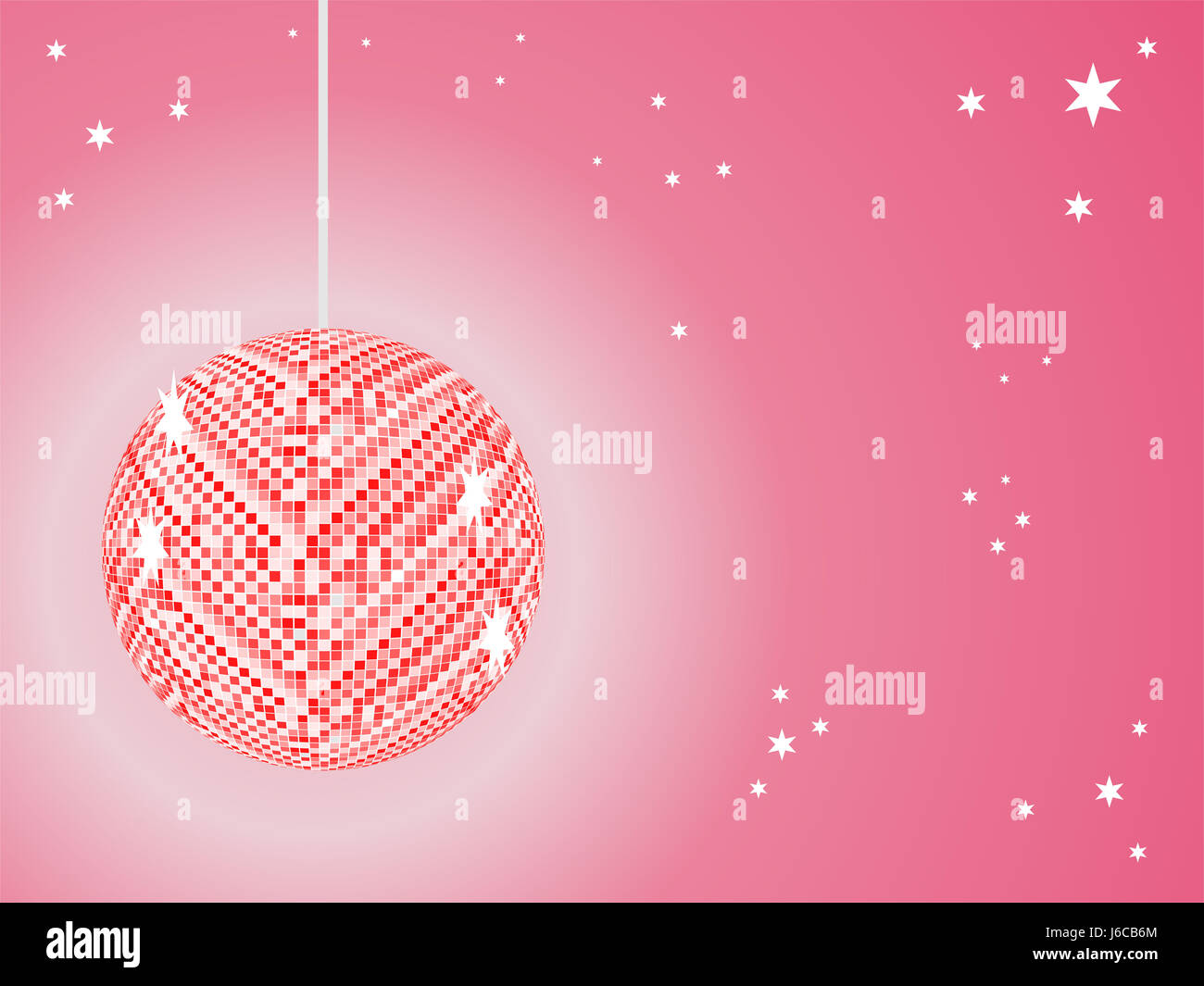 red disco ball Stock Photo - Alamy