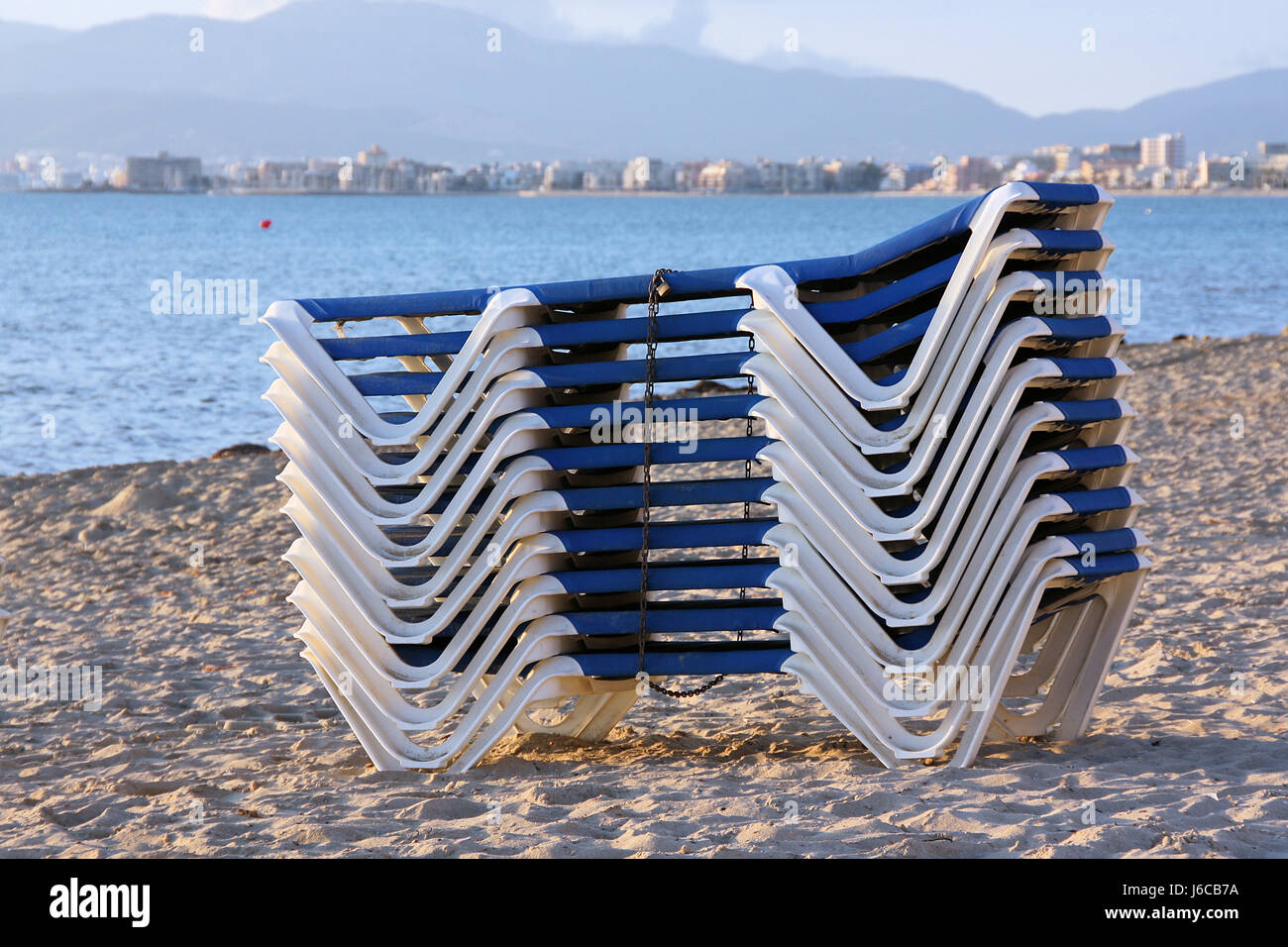 end of a beach day Stock Photo - Alamy