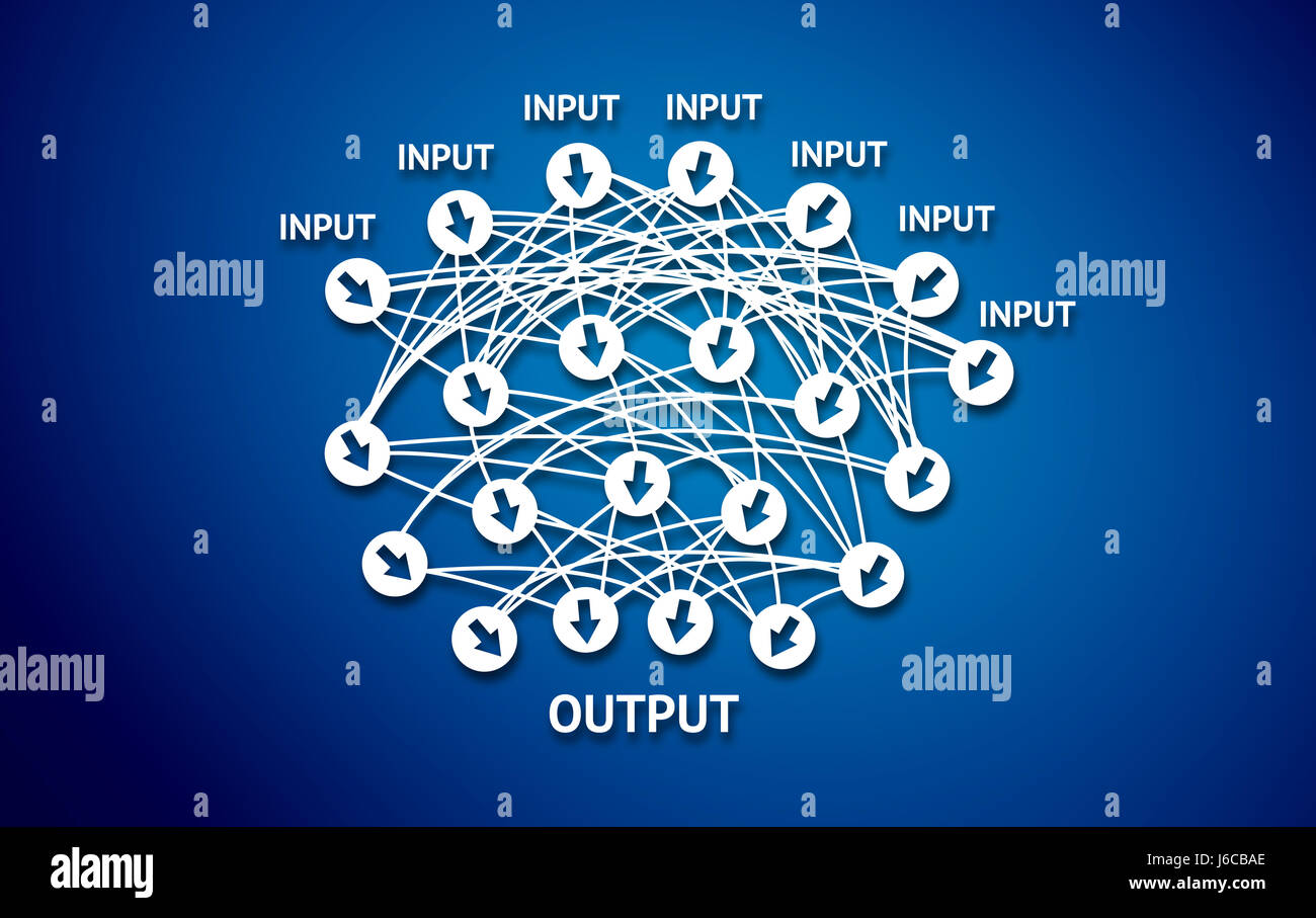 Deep learning , Machine learning and artificial intelligence concept ...
