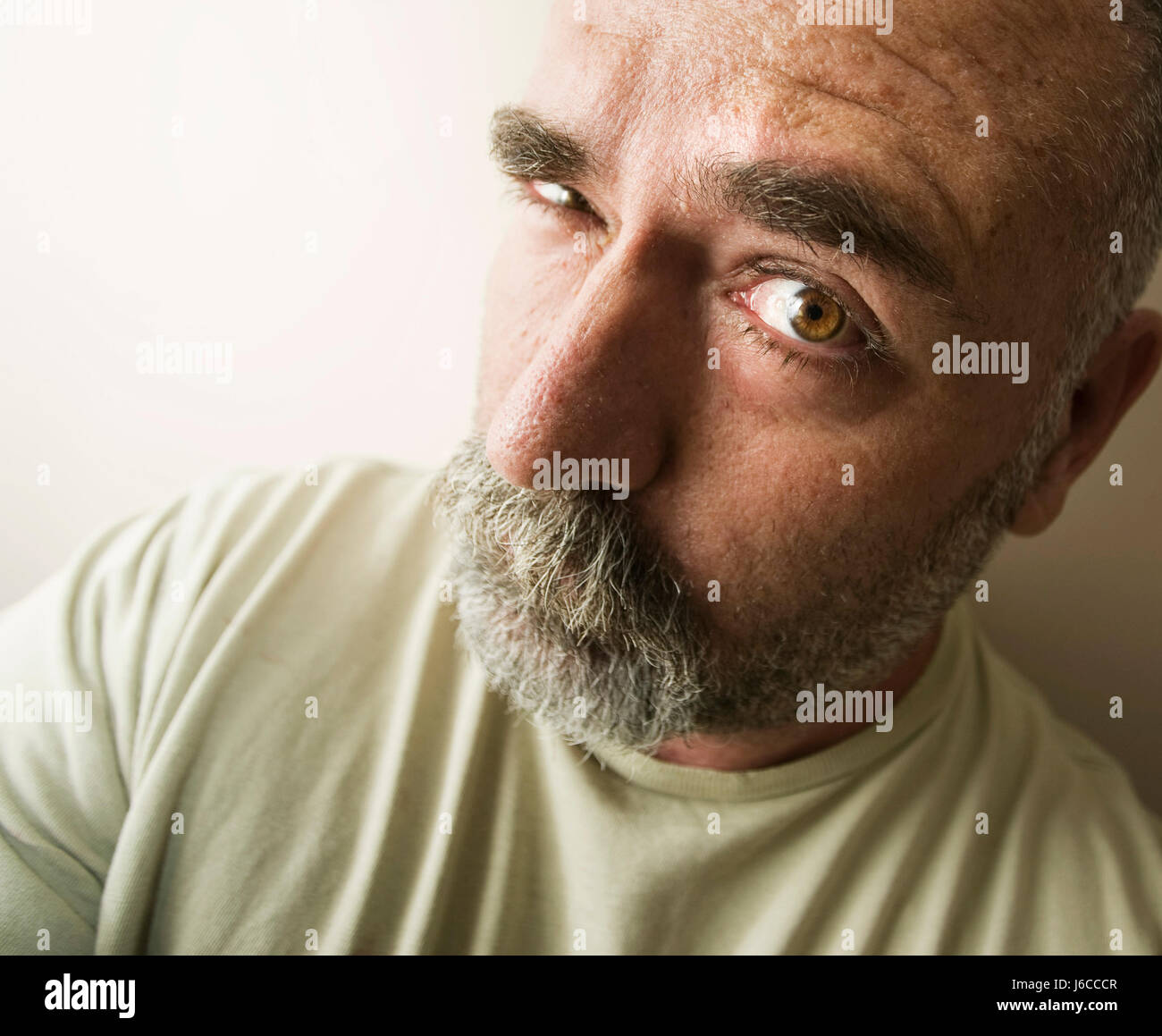 face contrast portrait eye organ human human being person fear beard ...