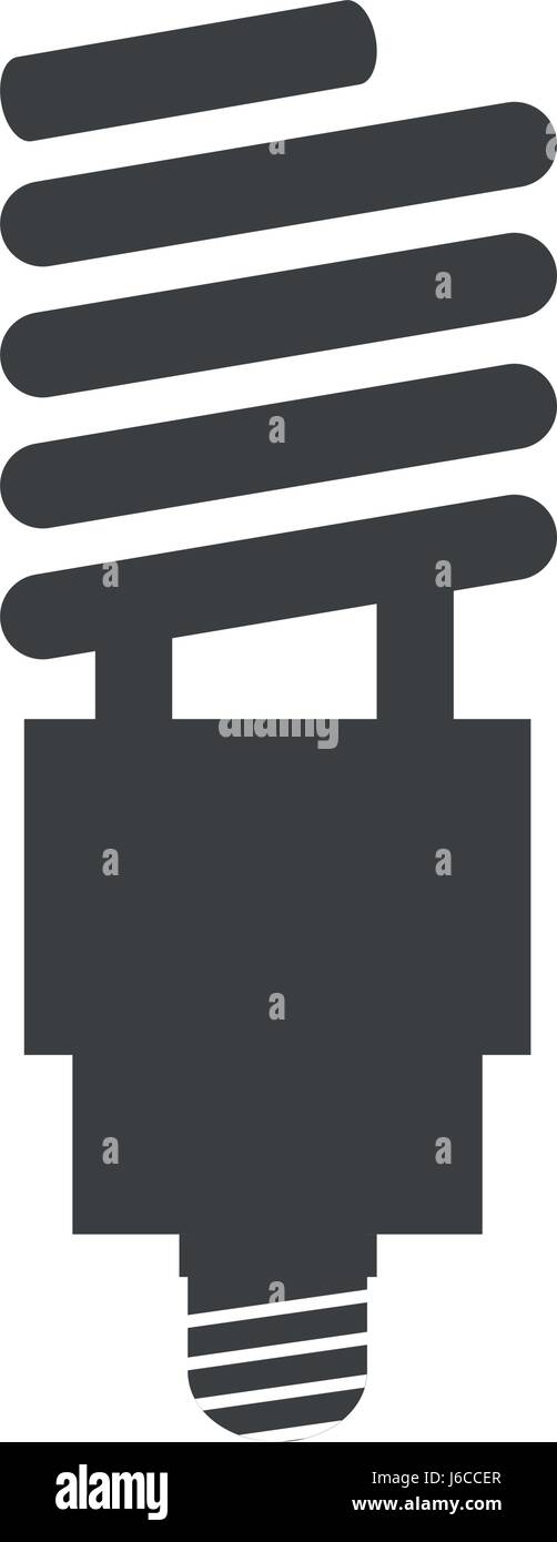 saving light bulb electricity energy pictogram Stock Vector Image & Art ...