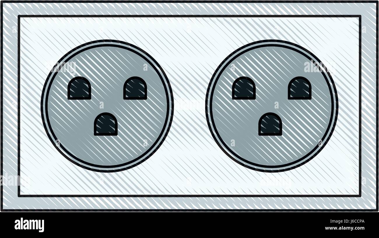 drawing energy electricity socket power Stock Vector Image & Art - Alamy