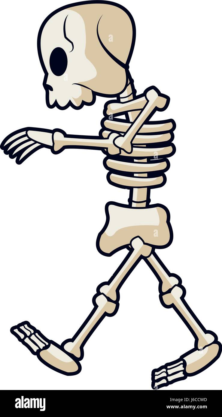 Cartoon skeleton hi-res stock photography and images - Alamy