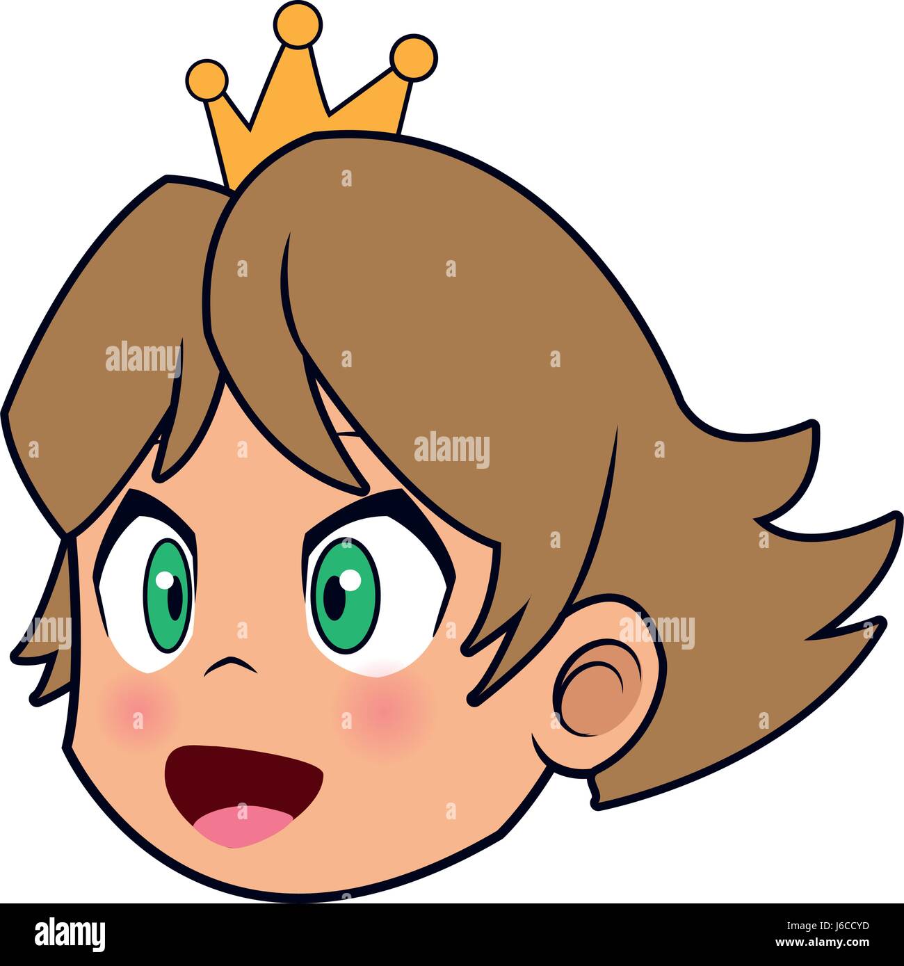 Beautiful Cartoon Princess Faces