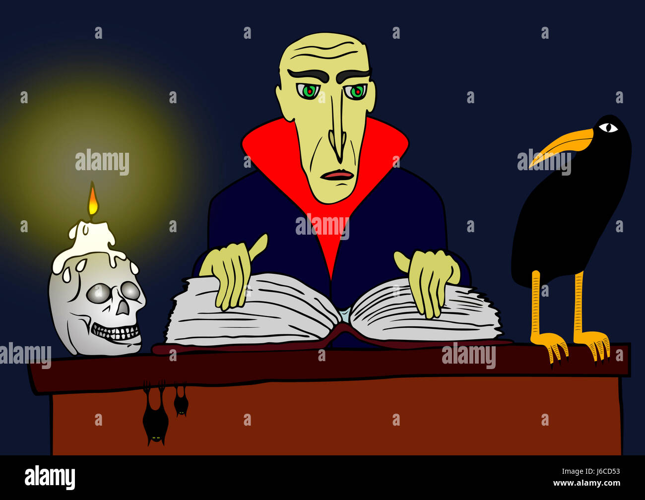 scary bad peccant wickedly evil spooky magician magus sorcerer magic ...