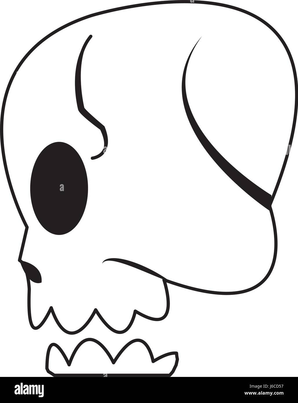 cartoon skull bone fantasy character Stock Vector Image & Art - Alamy