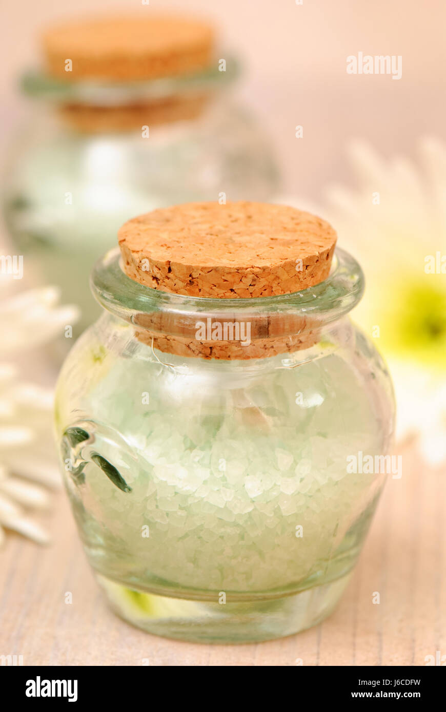 crystals salts bathing resort spa mineral spring bath bathroom glass ...