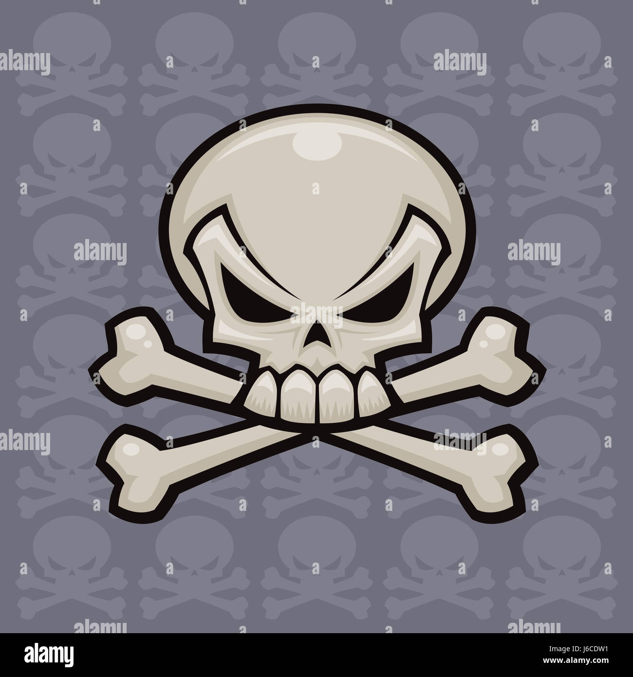 illustration skull bone halloween poison skeleton pirate cartoon ...