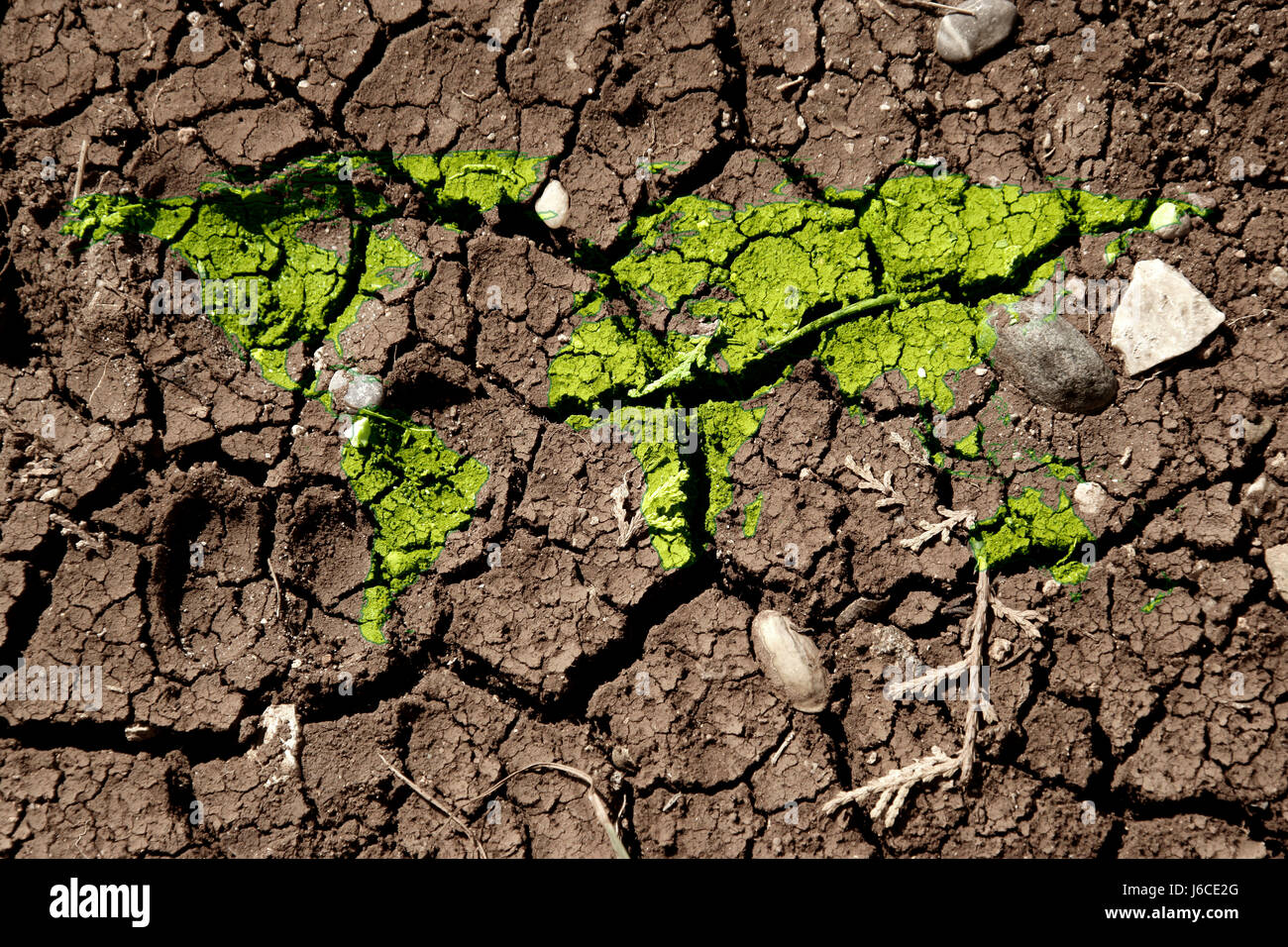 danger ground soil earth humus dry dried up barren dried global map ...