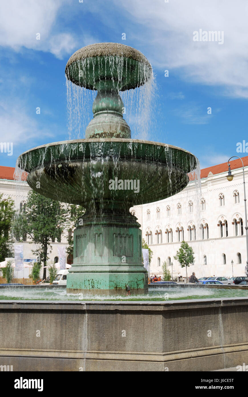 buildings art fountain munich style of construction architecture ...