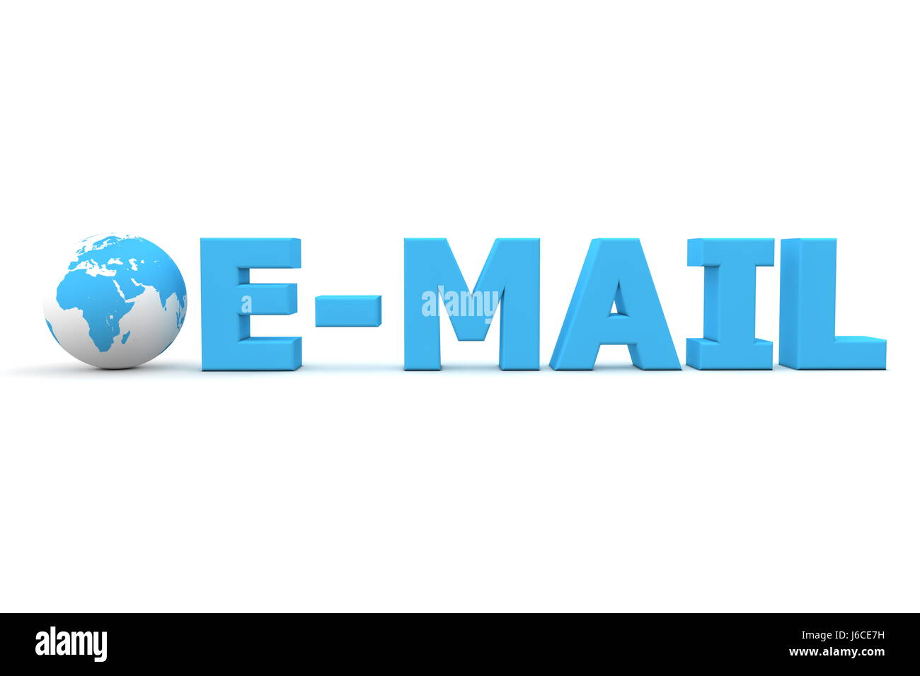 blue letters word mail globe planet earth world blue lifestyle model ...