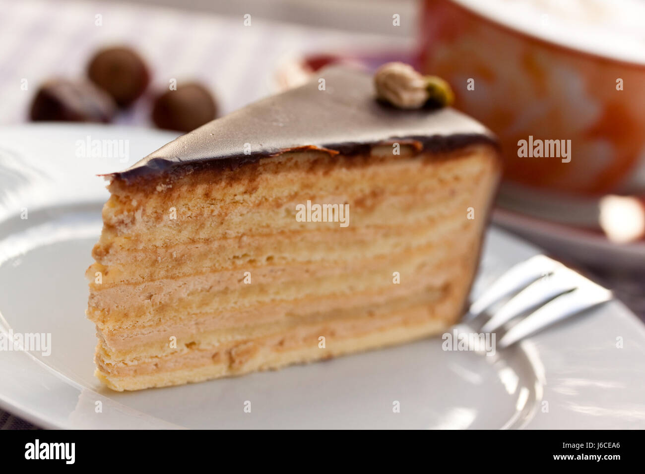 pastry cake pie tart filbert hazelnut delicatessen cappuccino ...