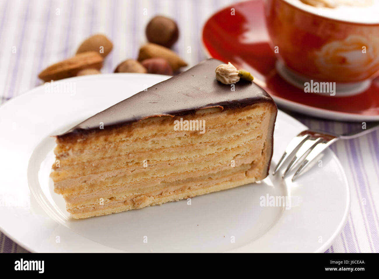 pastry cake pie tart filbert hazelnut delicatessen cappuccino ...