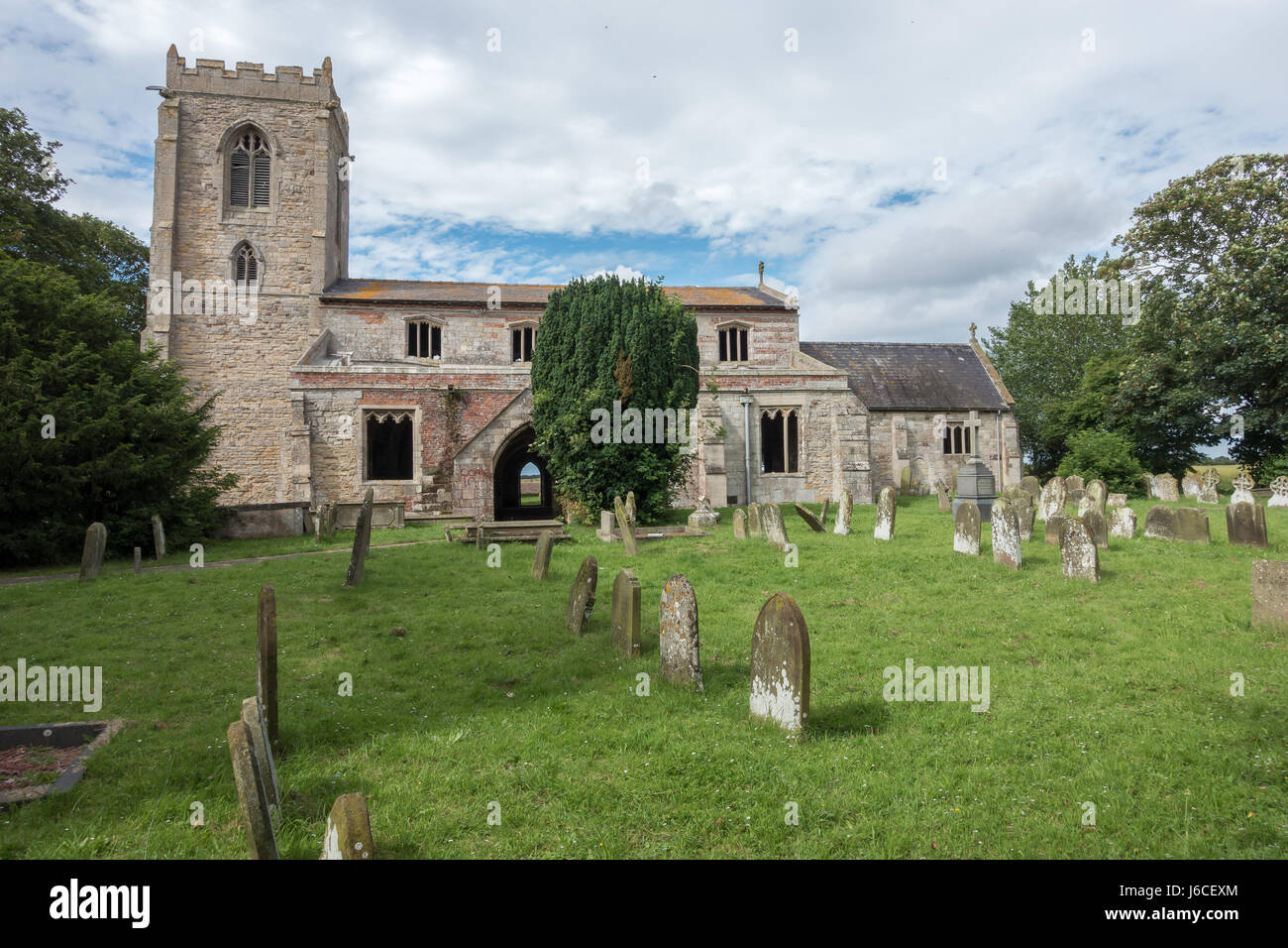 St Botolph's a redundant and abandoned church near Skidbrooke, England ...