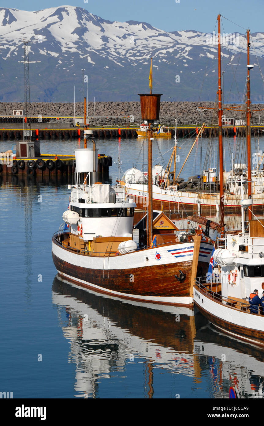 port of husavik Stock Photo - Alamy