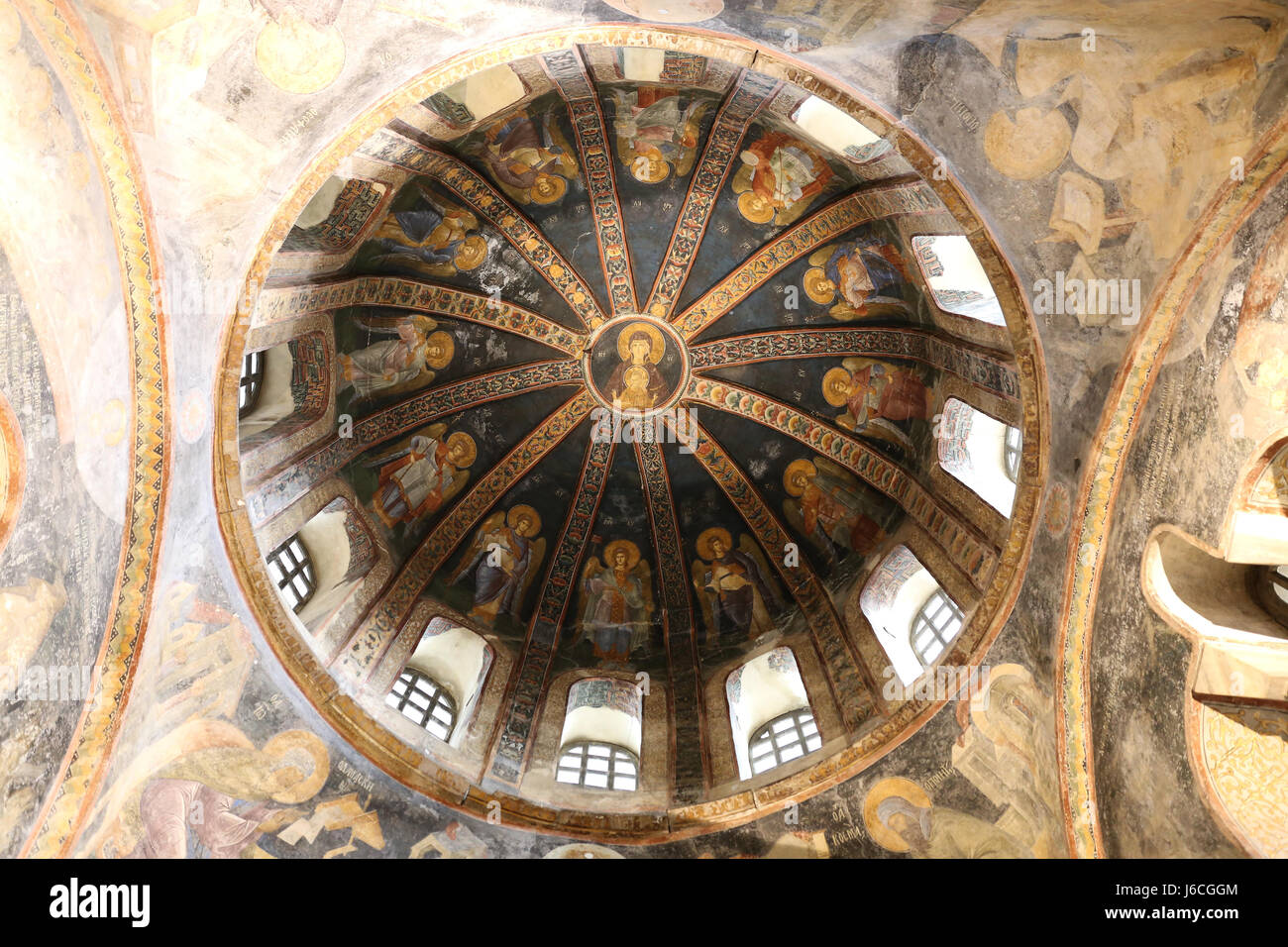 Inside of Chora Church in Istanbul City, Turkey Stock Photo - Alamy