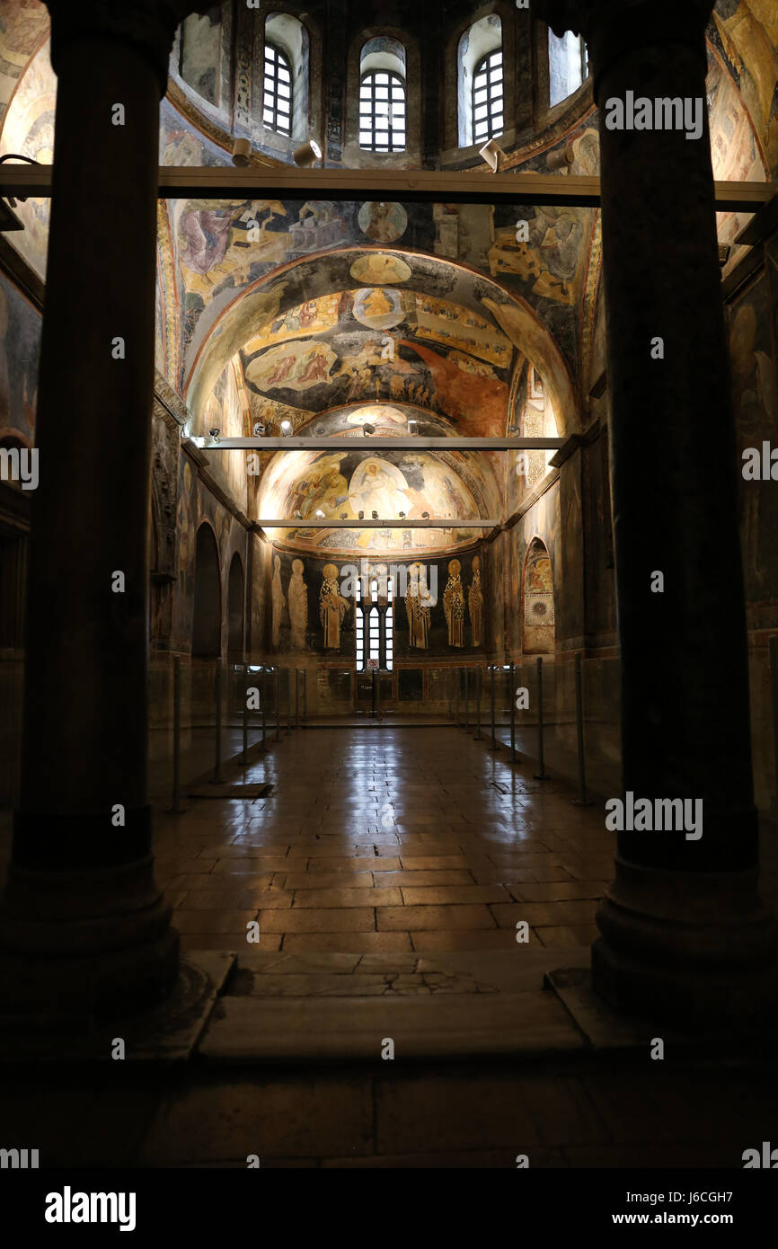 Inside of Chora Church in Istanbul City, Turkey Stock Photo - Alamy