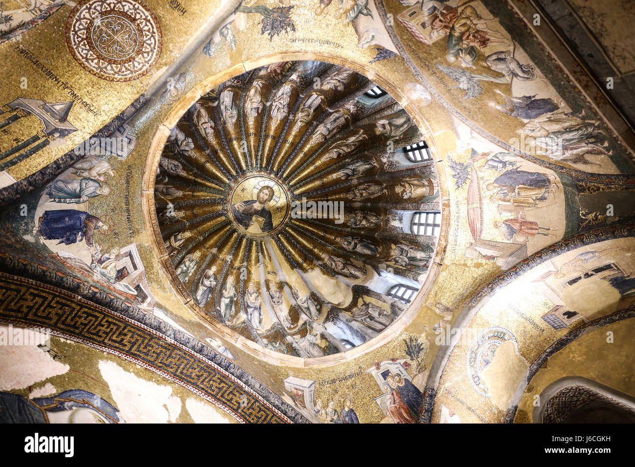 Inside of Chora Church in Istanbul City, Turkey Stock Photo - Alamy