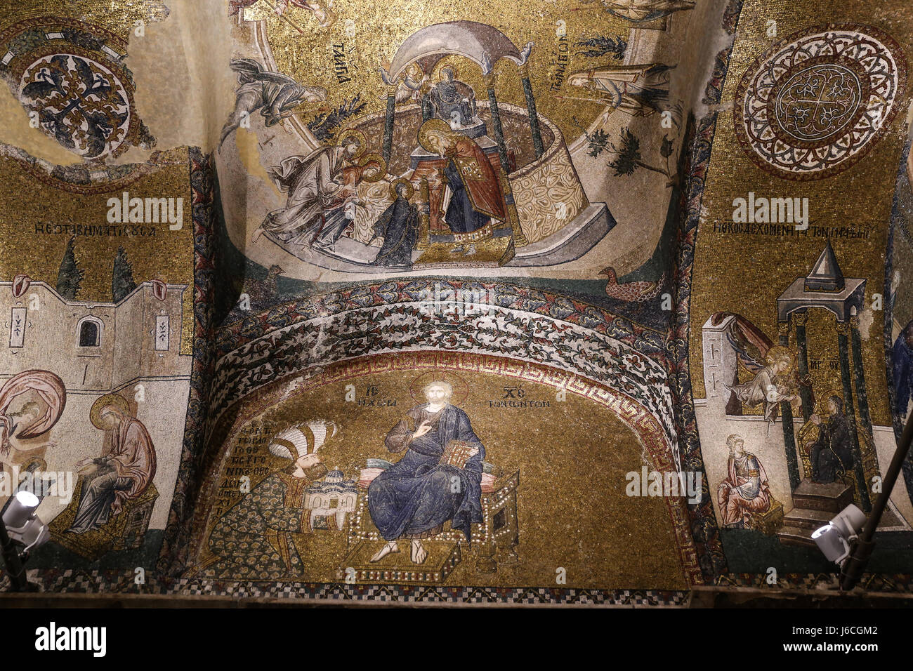 Inside of Chora Church in Istanbul City, Turkey Stock Photo - Alamy