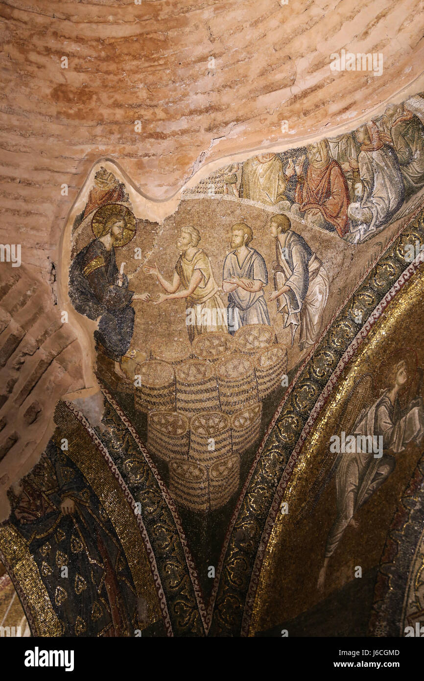 Inside of Chora Church in Istanbul City, Turkey Stock Photo - Alamy