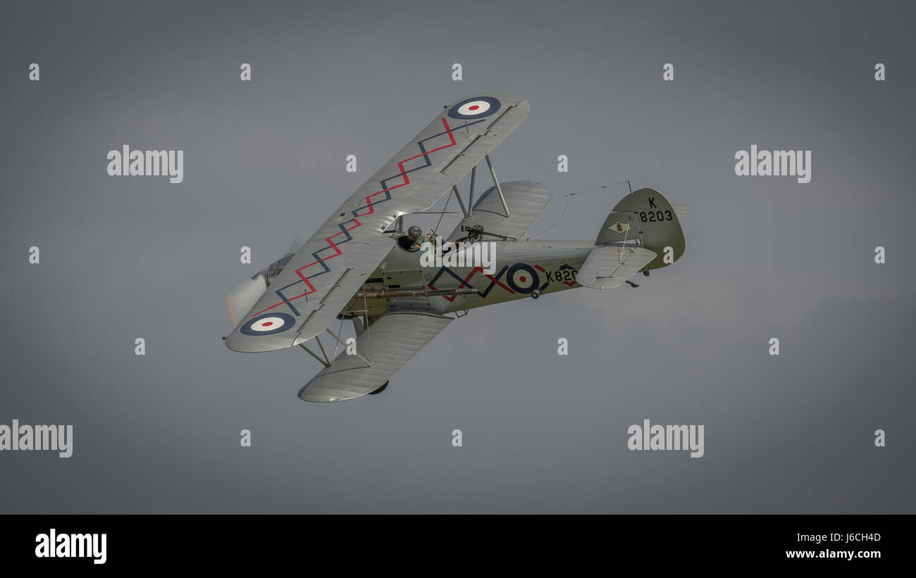 Biggleswade, UK - 7th May 2017: A vintage British Hawker Demon in ...