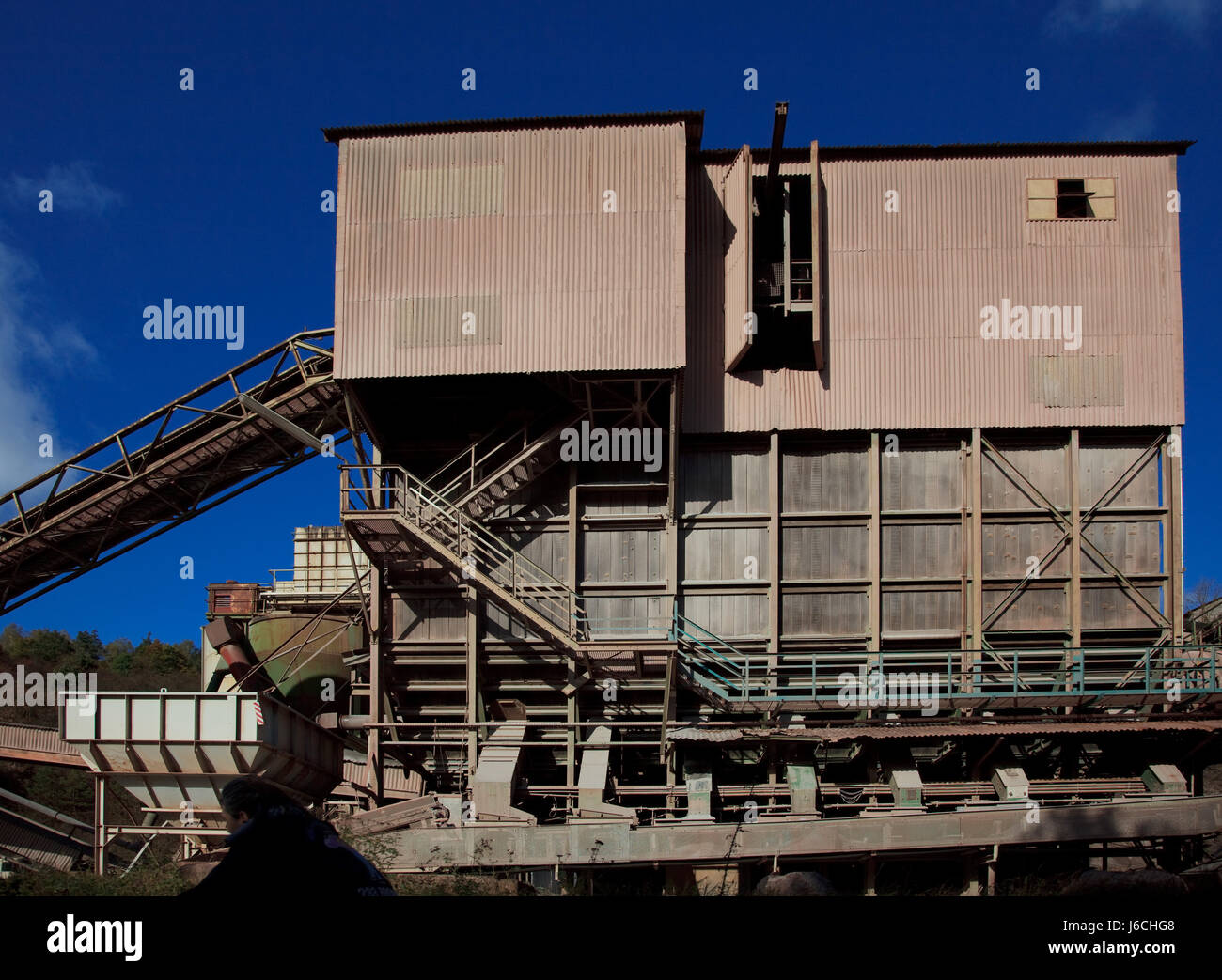 industrial buildings in a quarry Stock Photo - Alamy