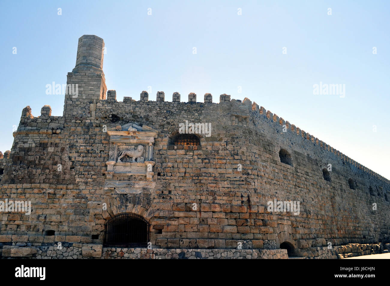 stone fortress defense fortification medieval castle chateau crete ...